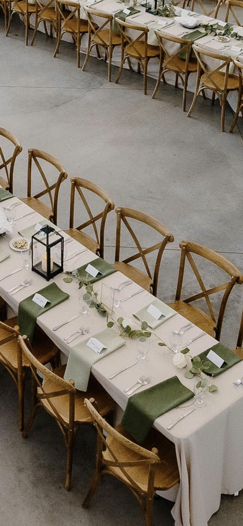 Cross Back Chair | SomethingBorrowedKS